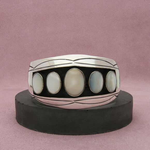 Native | Jewelry | Navajo Sterling Silver Shadow Box Mother Of Pearl ...